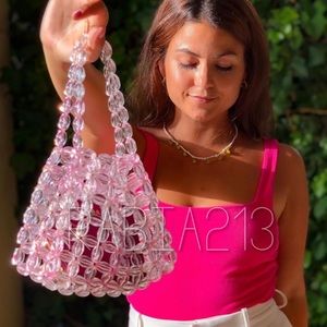 Zara | Bags | Zara Transparent Beaded Bucket Bag | Poshmark